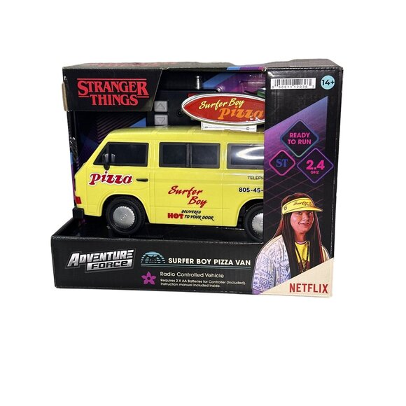 Advenure Force | Toys | Rc Van Stranger Things Surfer Boy Pizza Van ...